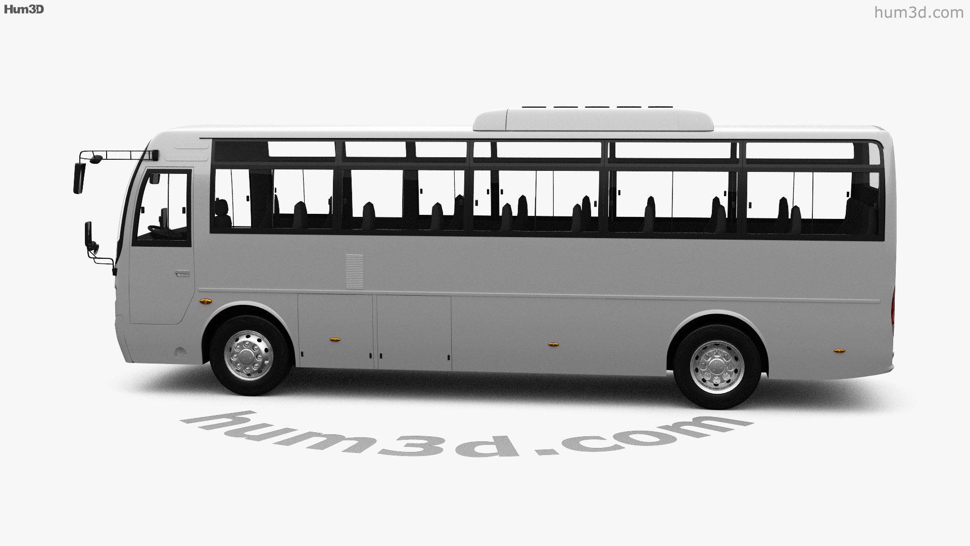360 view of Yutong ZK5110XLH Bus 2024 3D model - 3DModels store