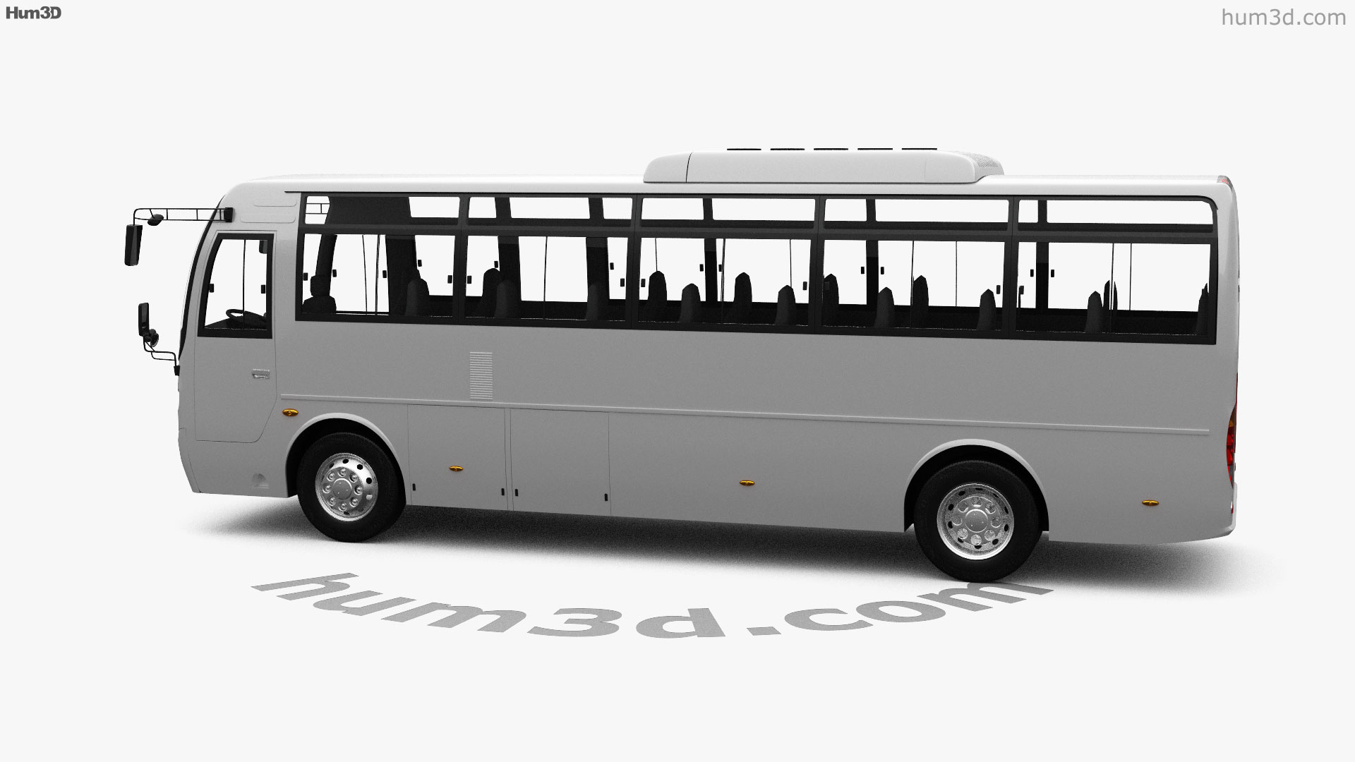 360 view of Yutong ZK5110XLH Bus 2024 3D model - 3DModels store