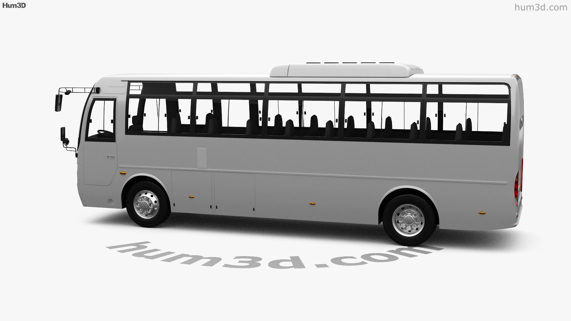 360 view of Yutong ZK5110XLH Bus 2024 3D model - 3DModels store