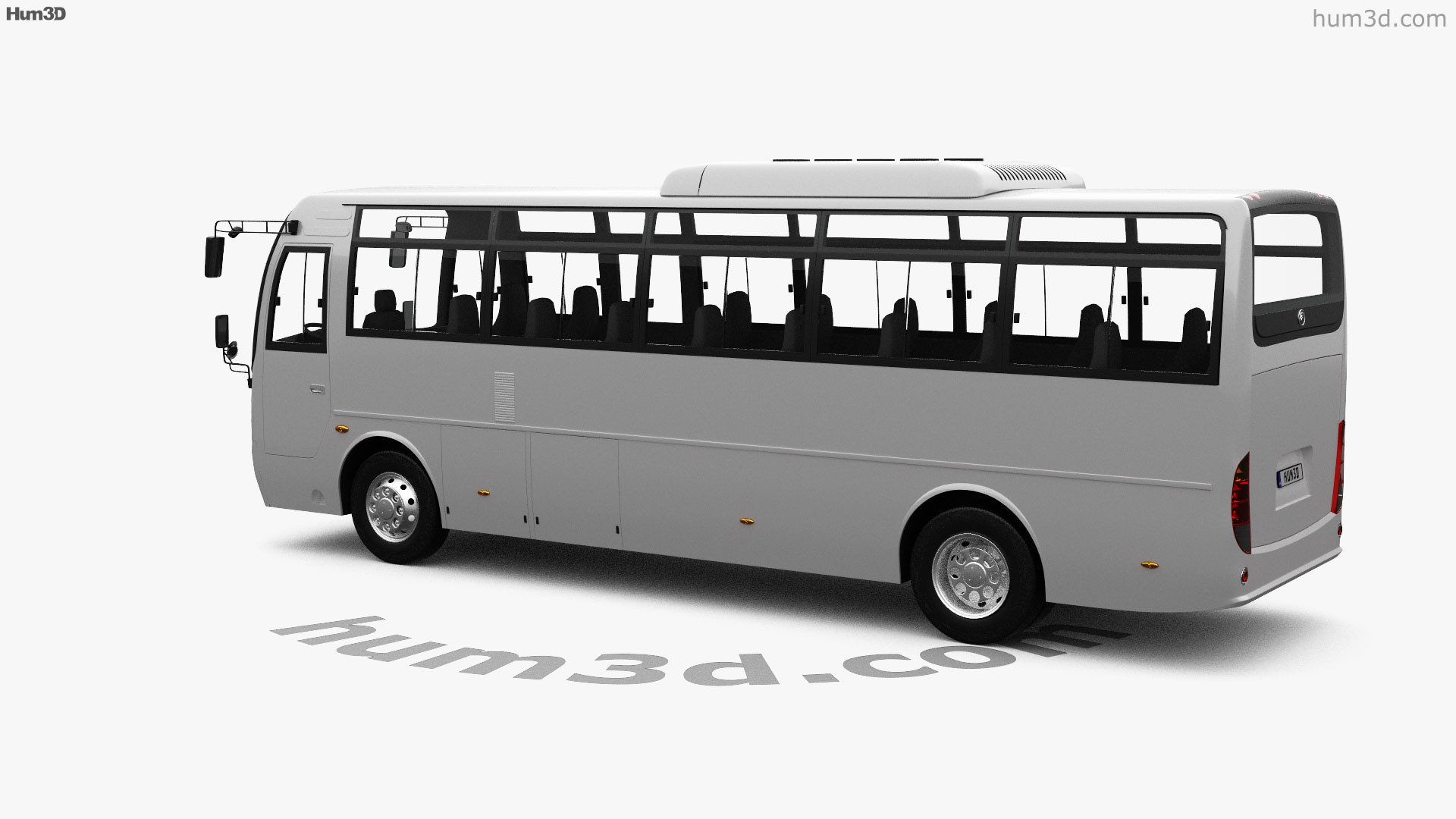 360 view of Yutong ZK5110XLH Bus 2024 3D model - 3DModels store