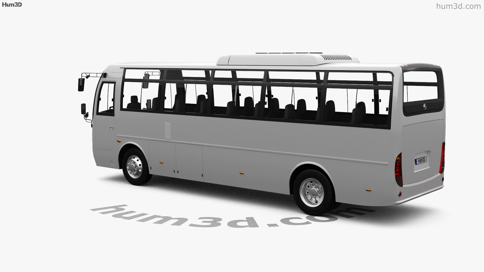 360 view of Yutong ZK5110XLH Bus 2024 3D model - 3DModels store