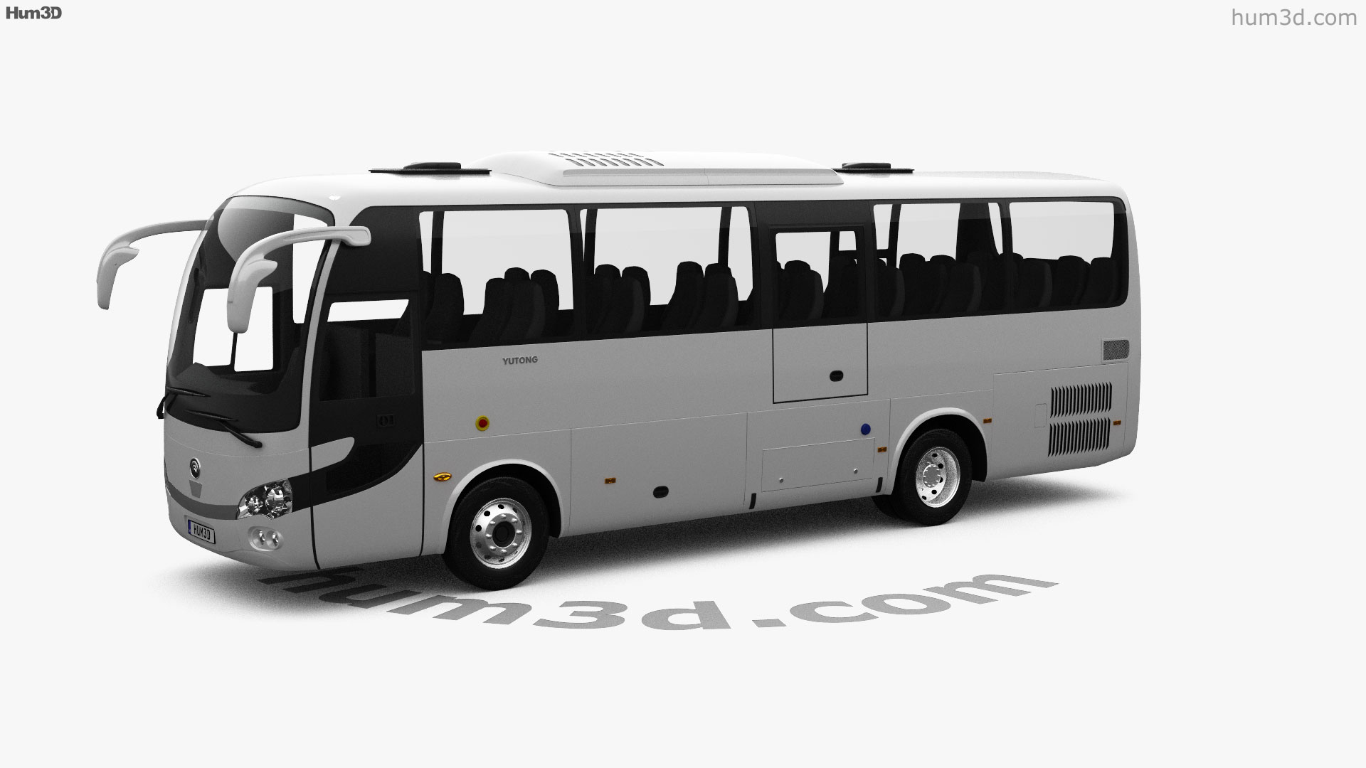 360 view of Yutong TC9 37 Bus 2024 3D model - 3DModels store