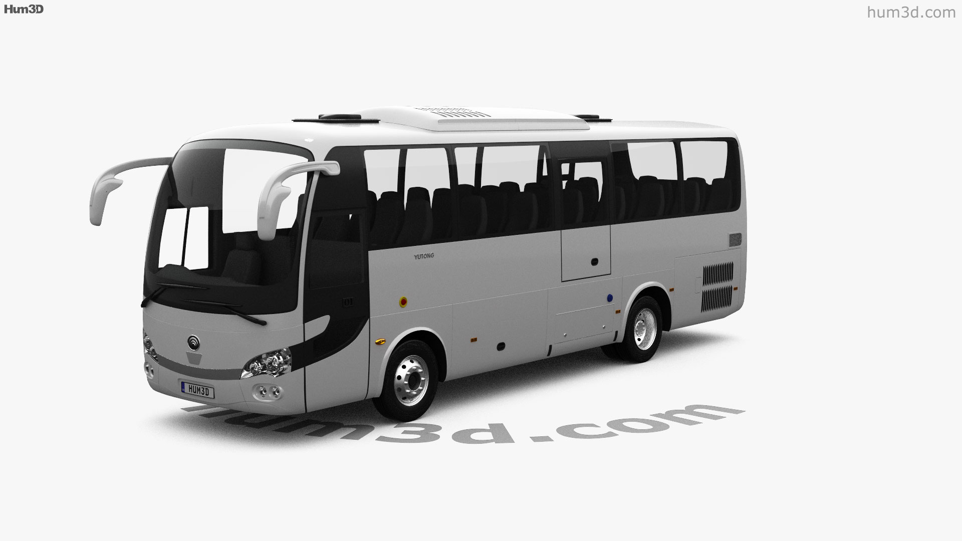 360 view of Yutong TC9 37 Bus 2024 3D model - 3DModels store