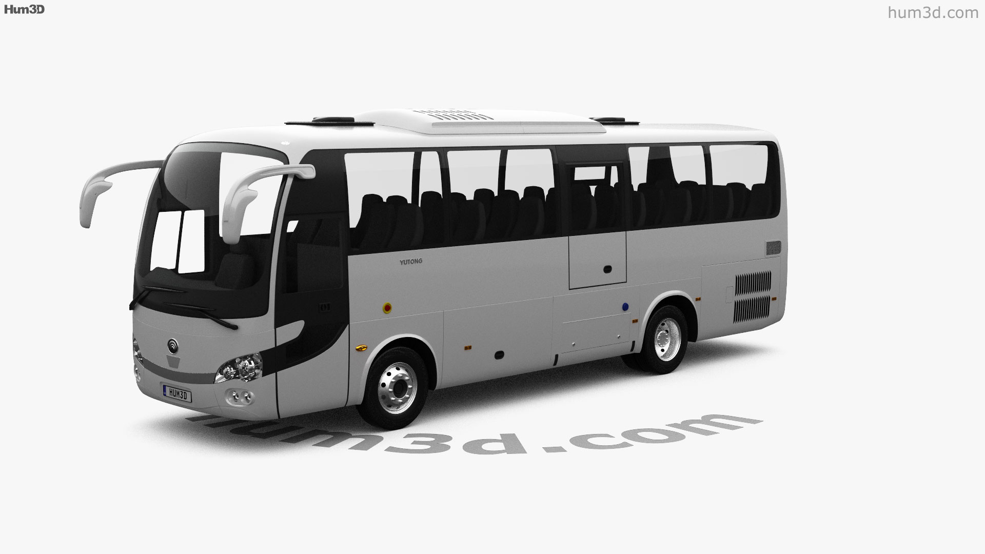 360 view of Yutong TC9 37 Bus 2024 3D model - 3DModels store