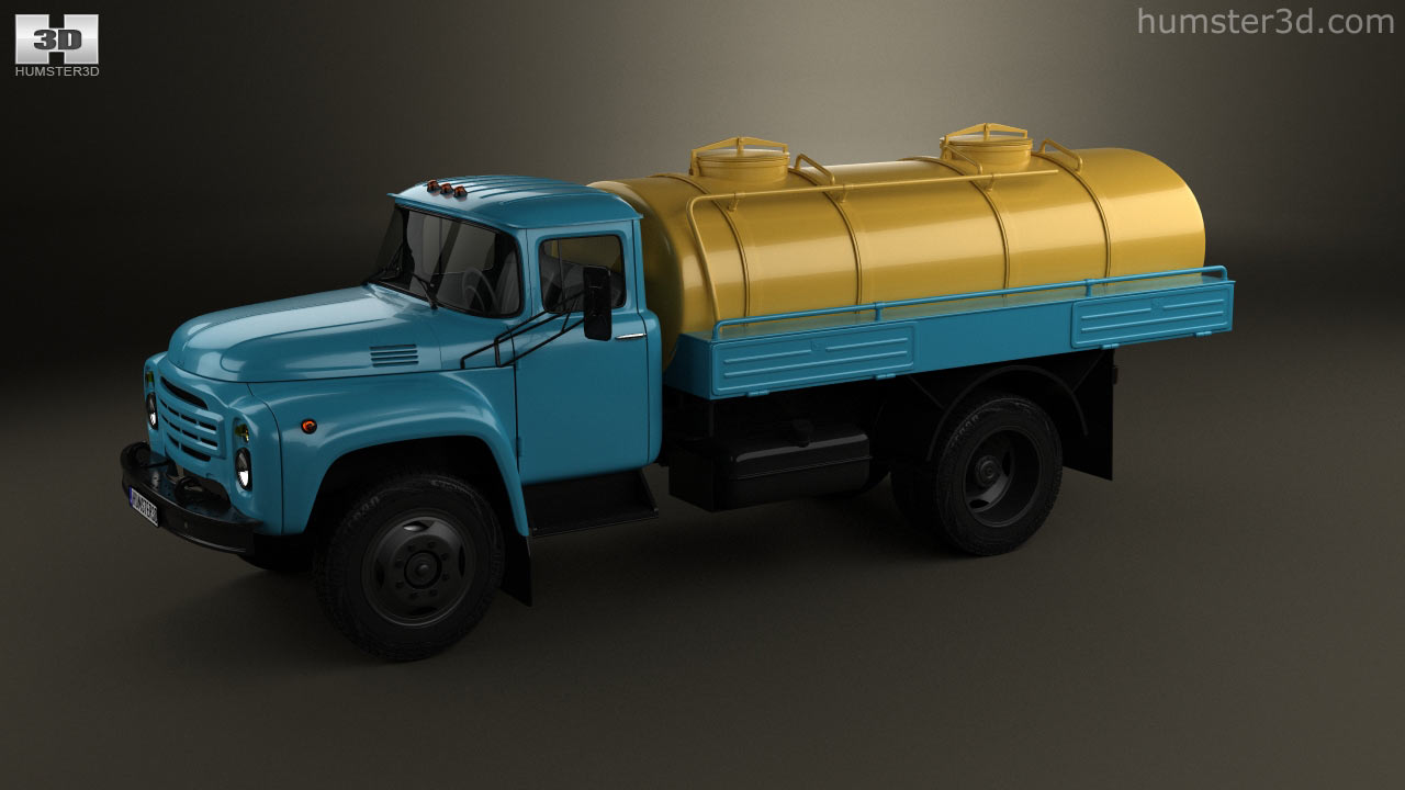 360 view of ZIL 130 Tanker Truck 1994 3D model - 3DModels store