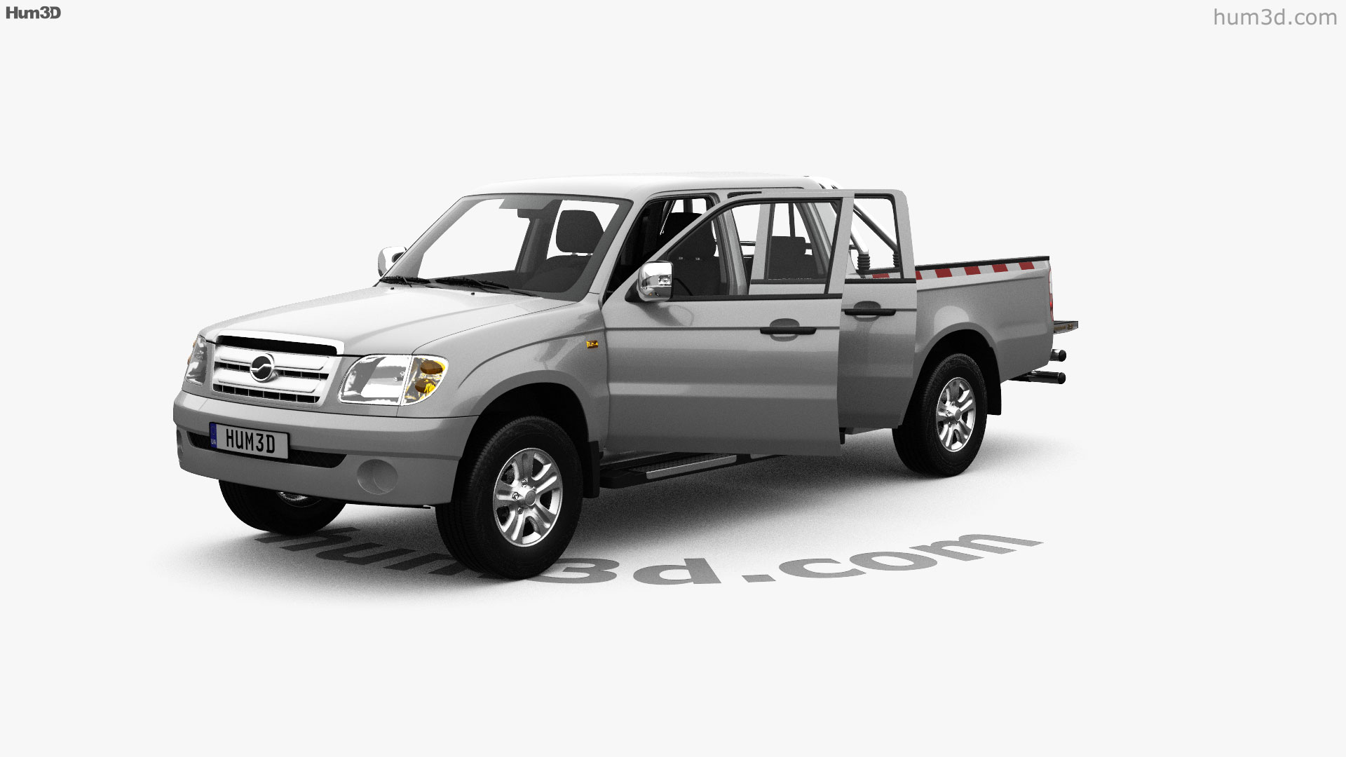 360 view of ZX-Auto Grand Tiger with HQ interior 2009 3D model ...