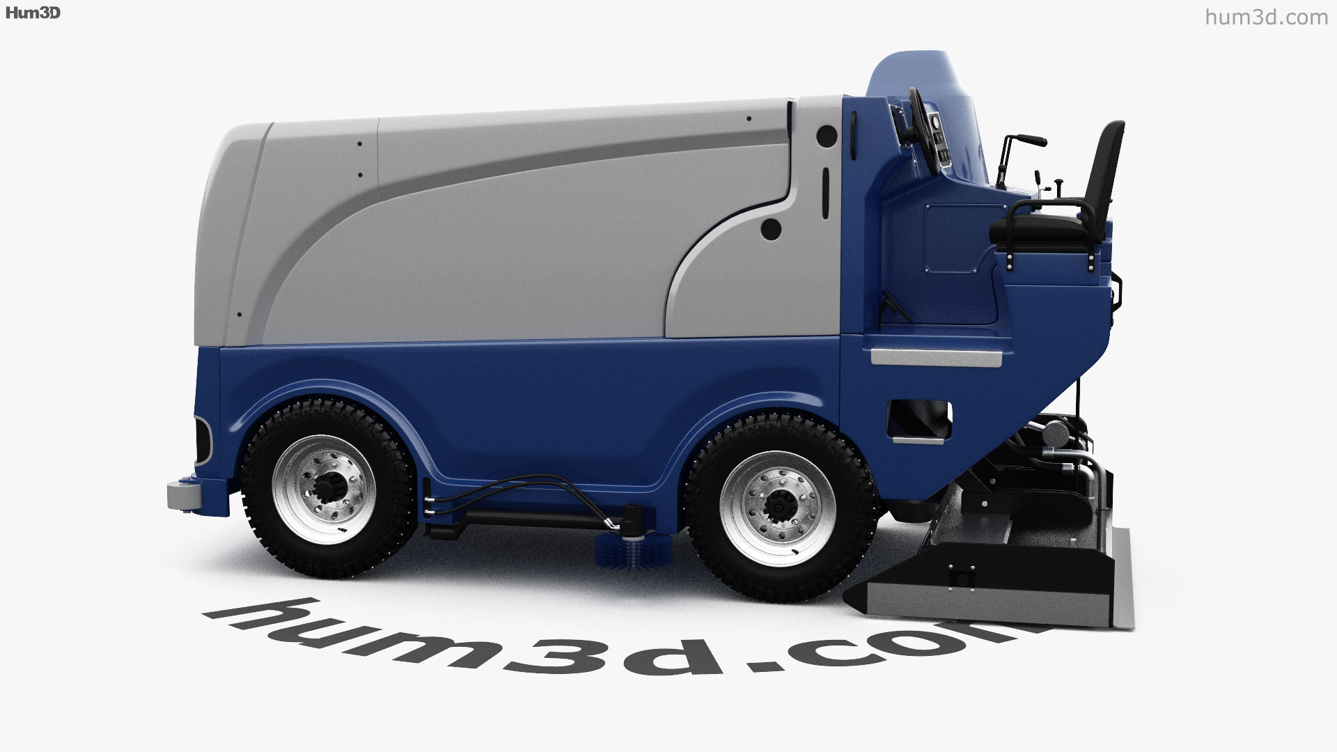 360 view of Zamboni Model 650 Electric Ice resurfacer 3D model ...