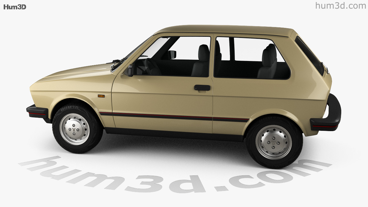 360 view of Zastava Yugo 45 1980 3D model - 3DModels store