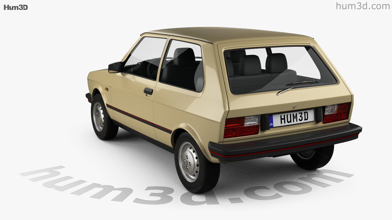 360 view of Zastava Yugo 45 1980 3D model - 3DModels store