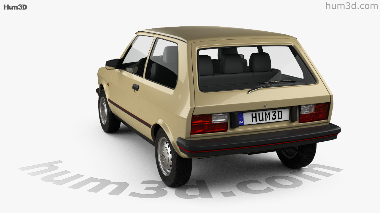 360 view of Zastava Yugo 45 1980 3D model - 3DModels store