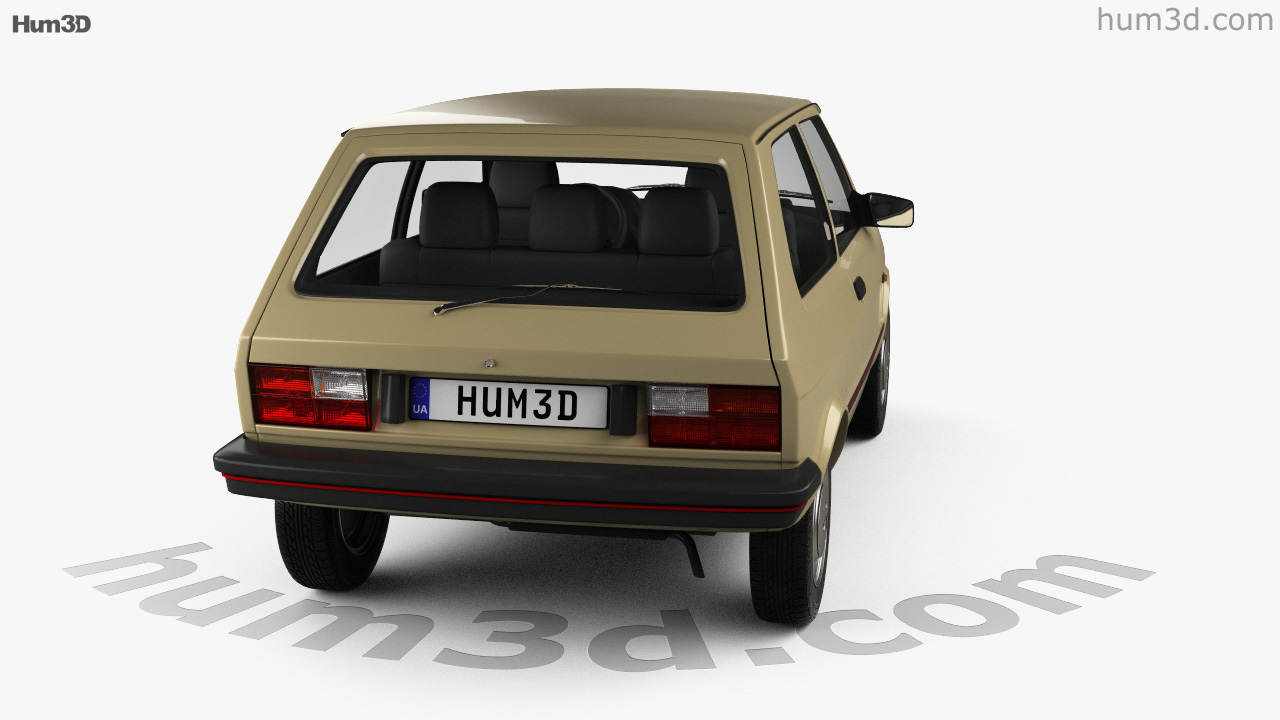 360 view of Zastava Yugo 45 1980 3D model - 3DModels store