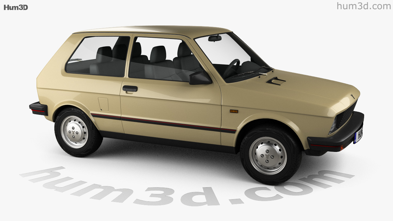 360 view of Zastava Yugo 45 1980 3D model - 3DModels store