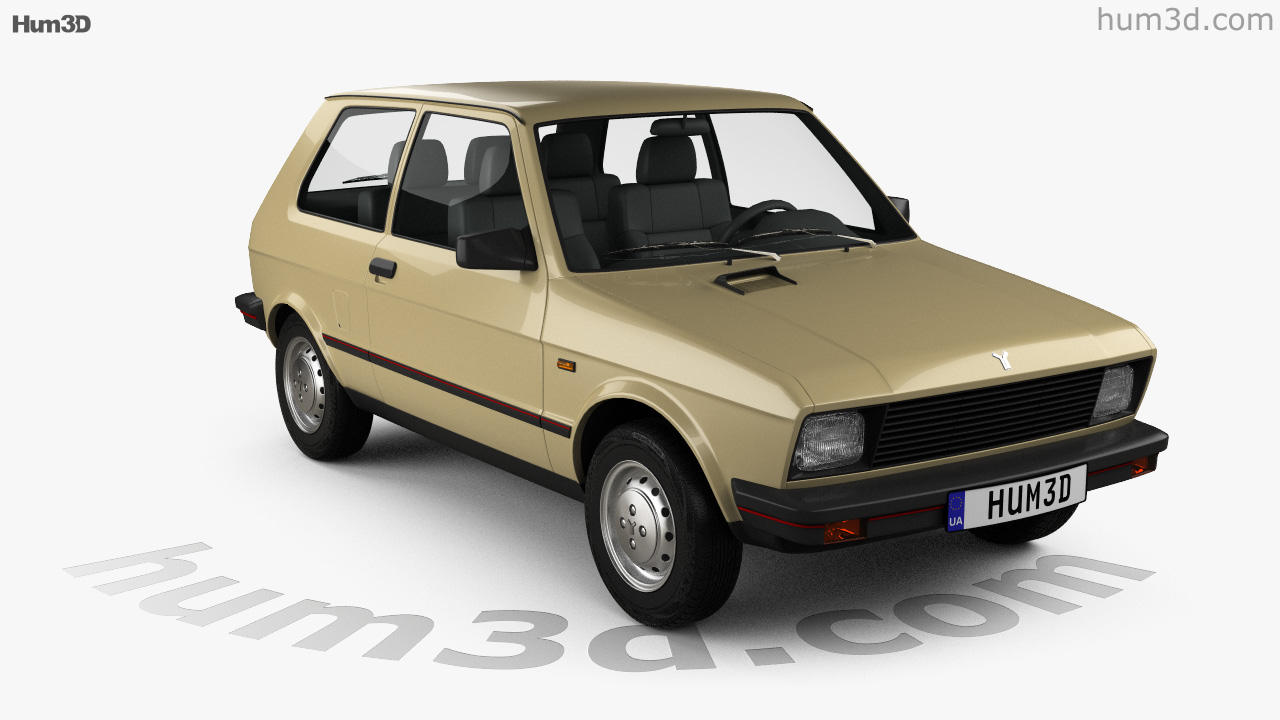 360 view of Zastava Yugo 45 1980 3D model - 3DModels store
