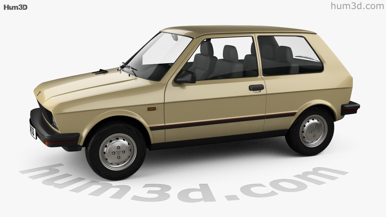 360 view of Zastava Yugo 45 1980 3D model - 3DModels store