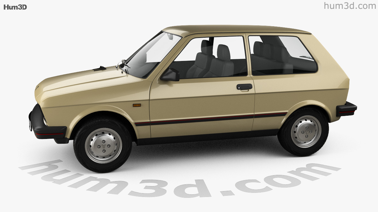 360 view of Zastava Yugo 45 1980 3D model - 3DModels store