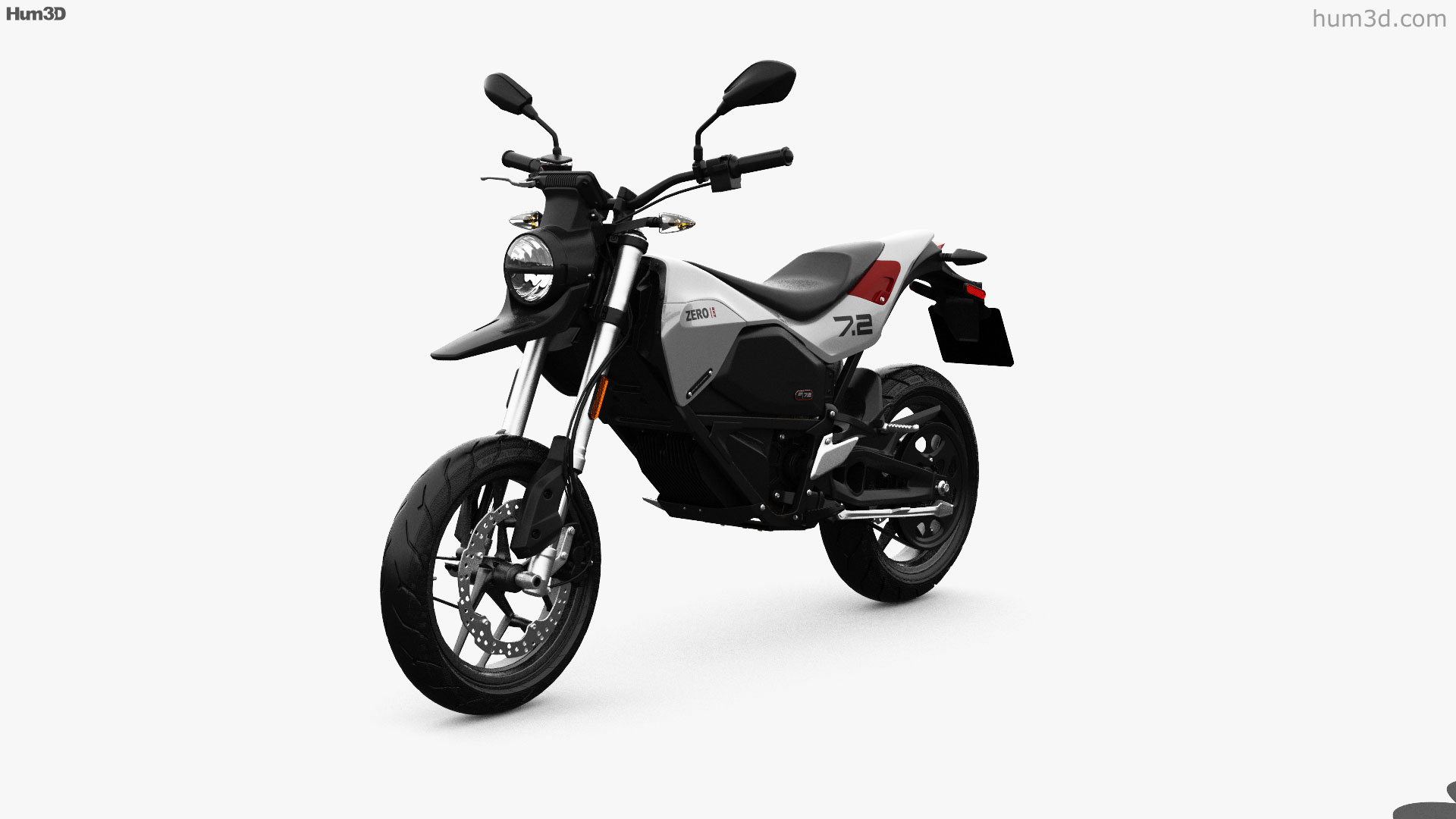 360 view of Zero Motorcycles FXE 2024 3D model - 3DModels store
