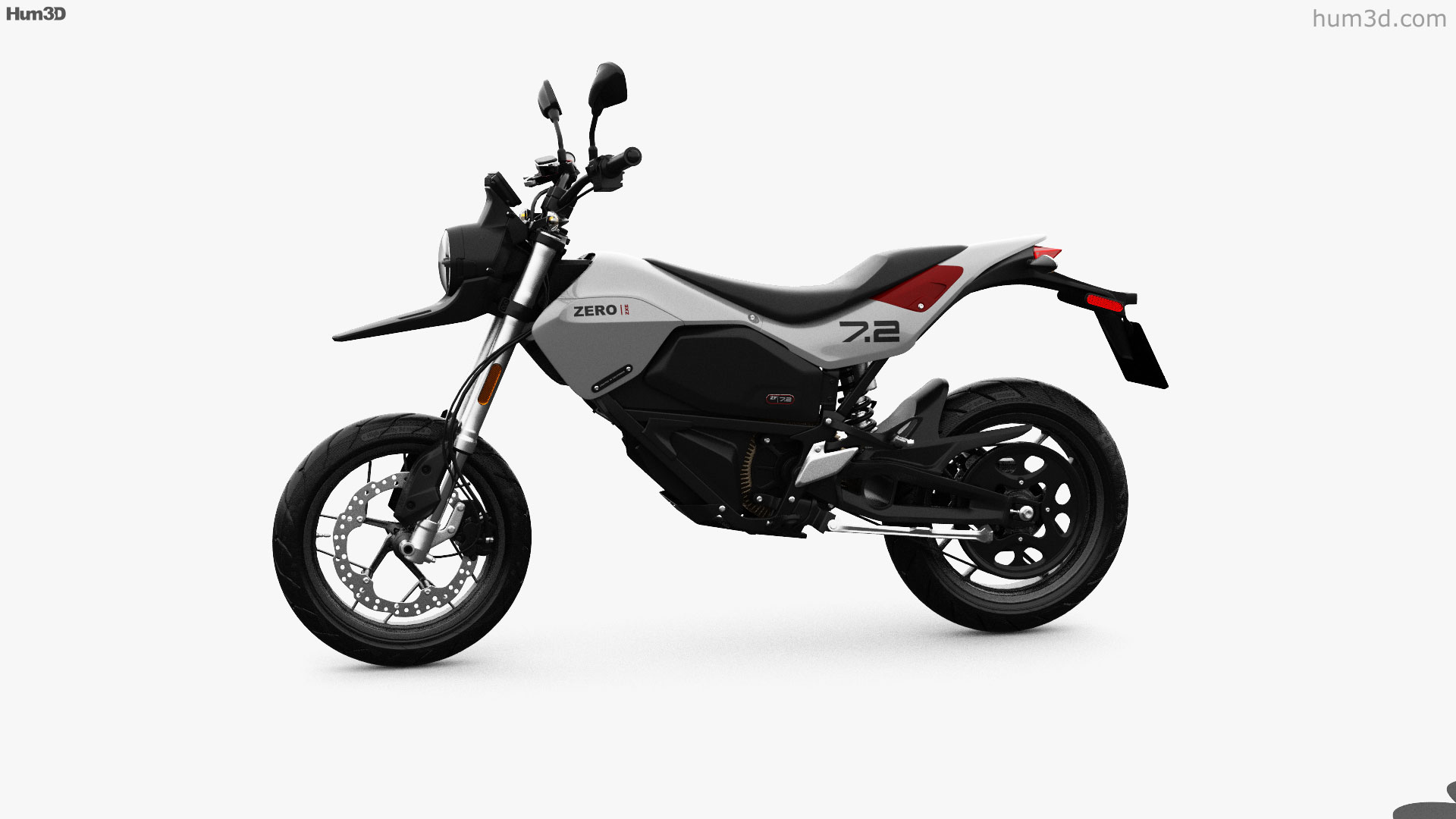 360 view of Zero Motorcycles FXE 2024 3D model - 3DModels store