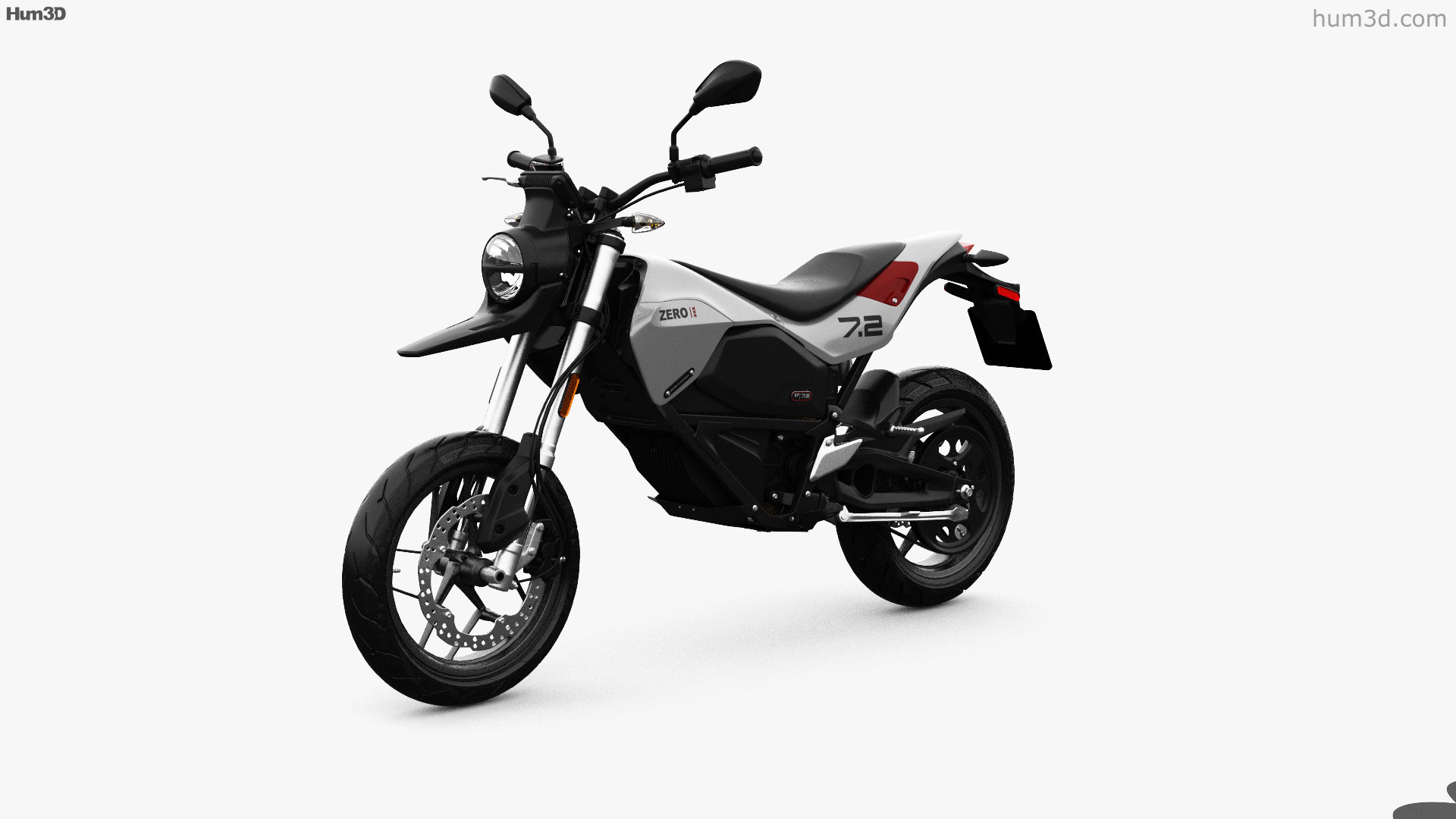 360 view of Zero Motorcycles FXE 2024 3D model - 3DModels store