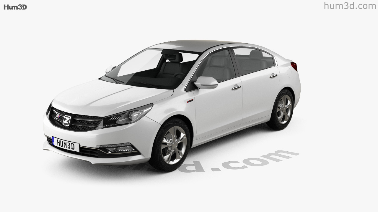 360 view of Zotye Z500 Turbo 2020 3D model - 3DModels store