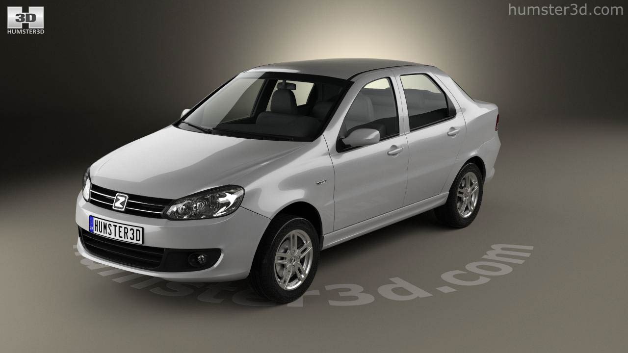 360 view of Zotye Z200 2014 3D model - 3DModels store