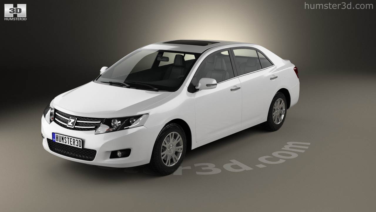 360 view of Zotye Z300 2016 3D model - 3DModels store