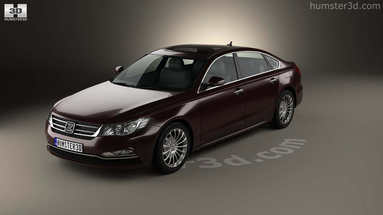 360 view of Zotye Z700 2018 3D model - 3DModels store