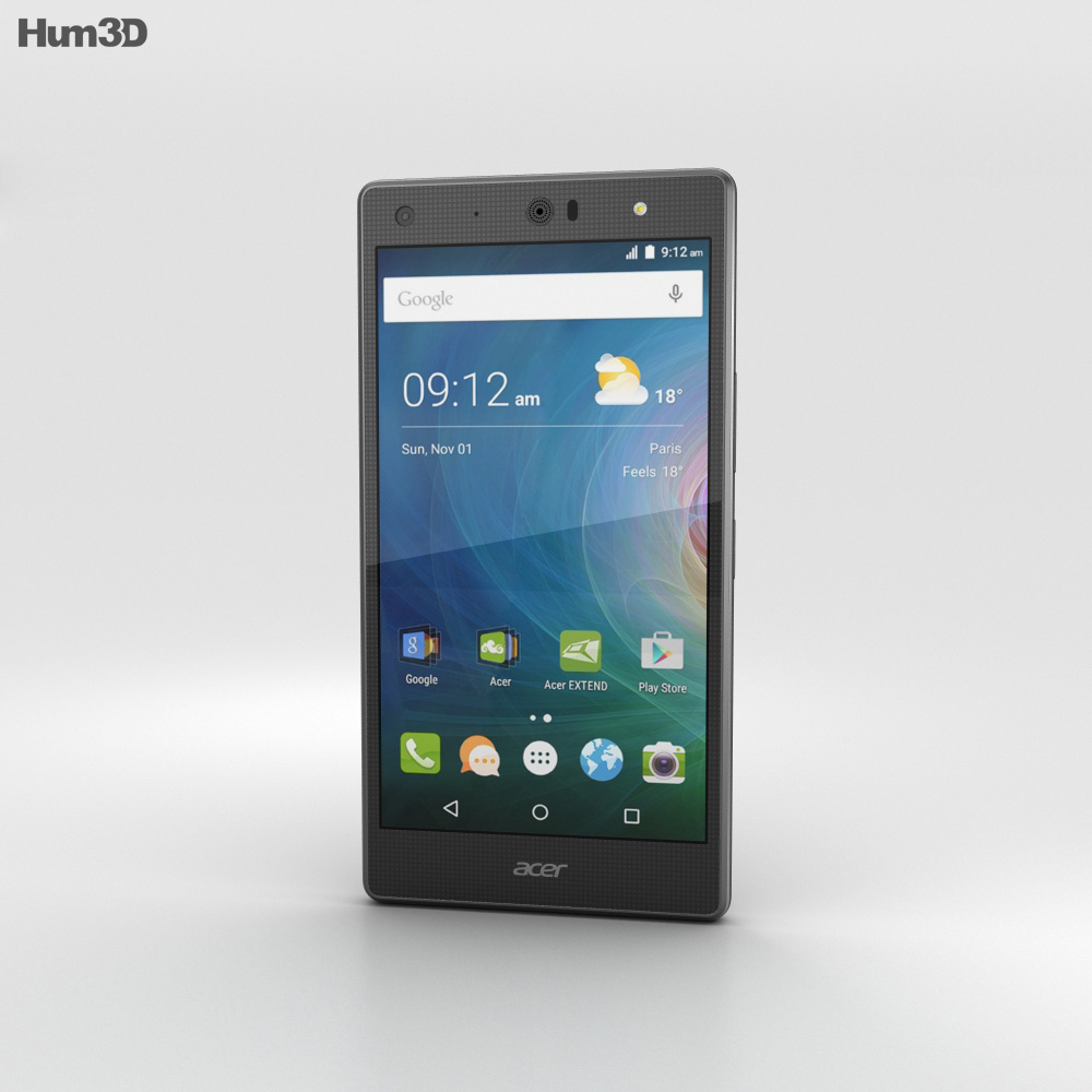 Acer Liquid X2 Black 3D model - Download Phones on 3DModels.org