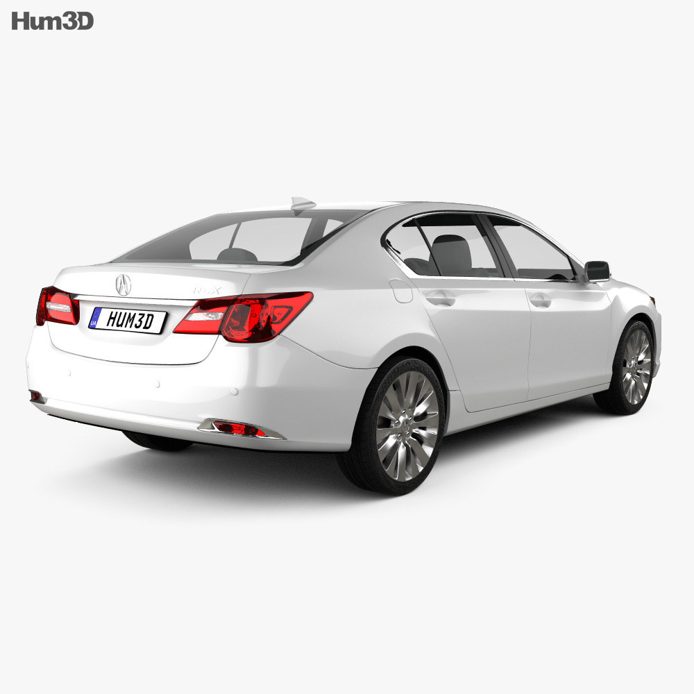 Acura RLX 2016 3D model - Download Sedan on 3DModels.org