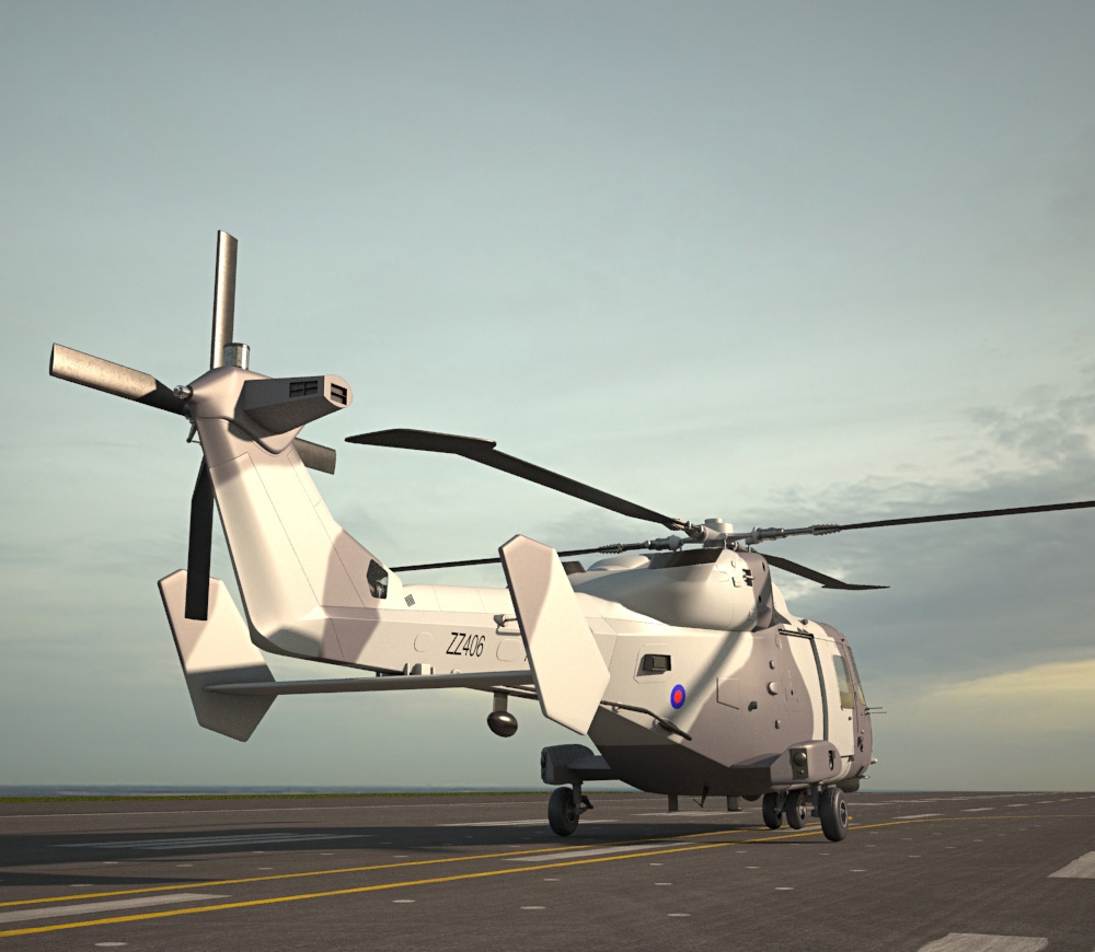 AgustaWestland AW159 Wildcat 3D model - Download Helicopter on 3DModels.org