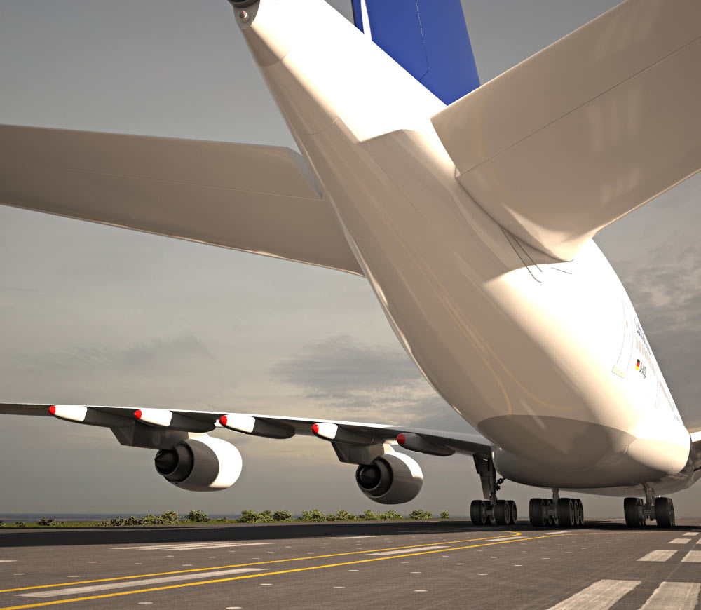Airbus A380 3D model - Download Airliner on 3DModels.org