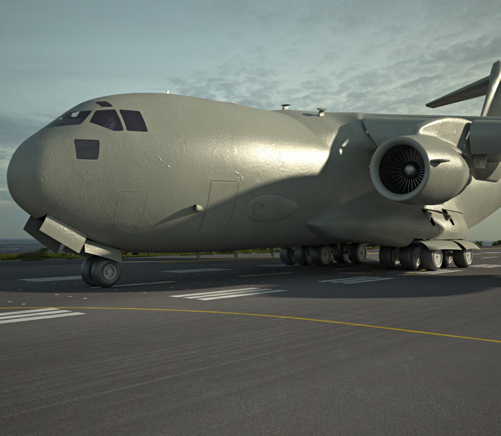 Boeing C-17 Globemaster III 3D model - Download Transport on 3DModels.org