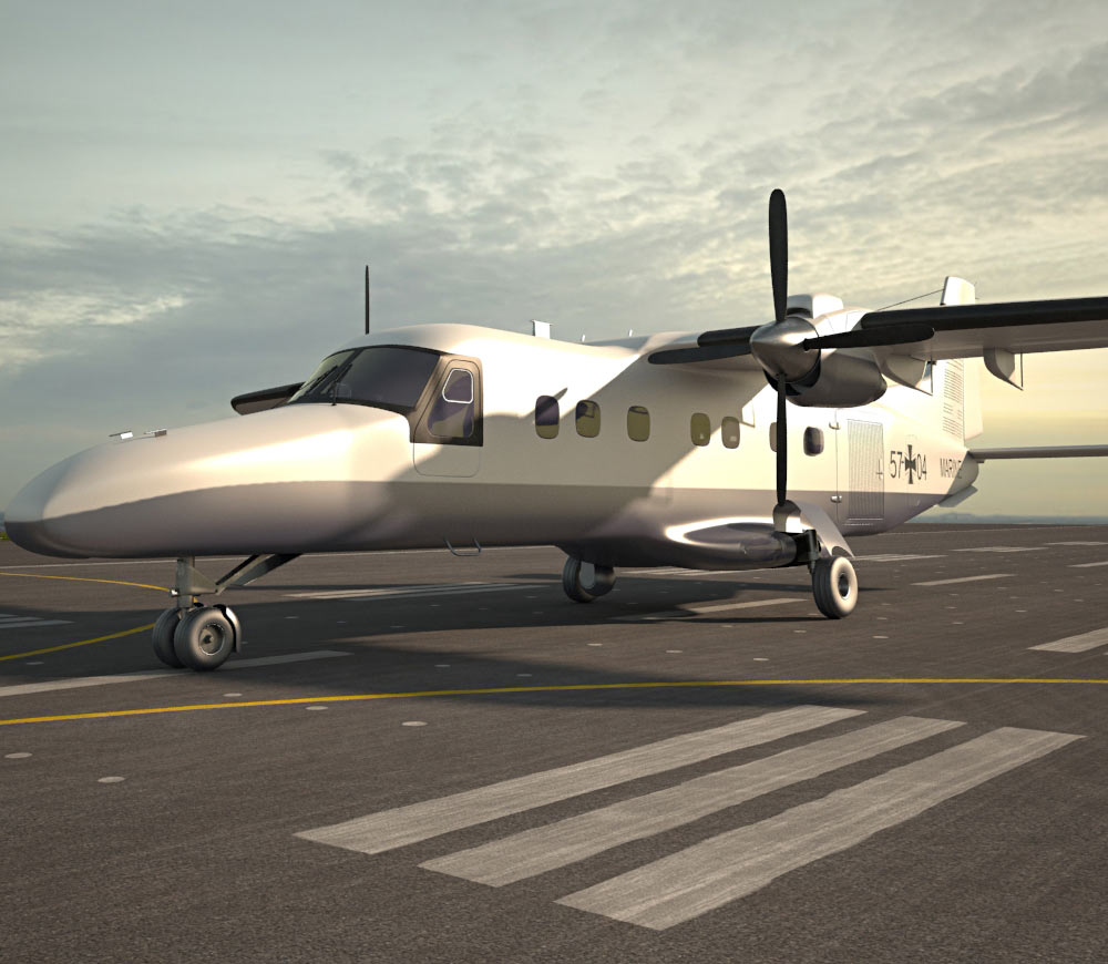 Dornier Do 228 3D model - Download Airliner on 3DModels.org