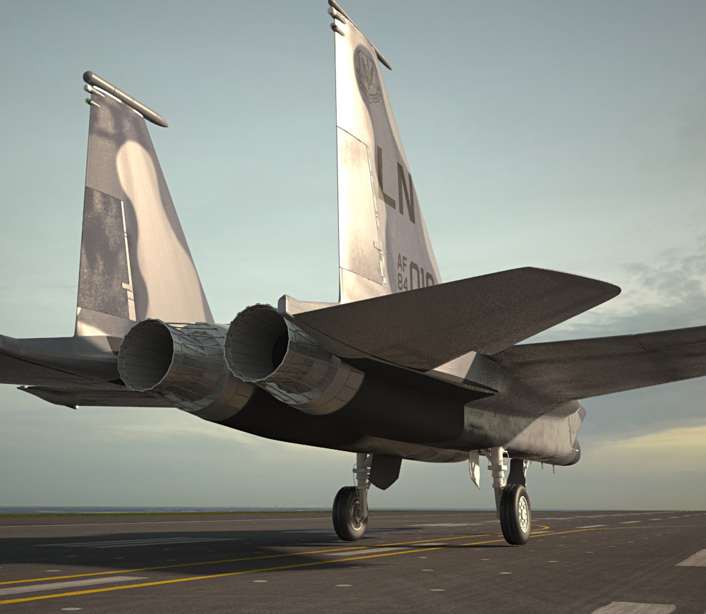 マクドネル・ダグラス F-15 イーグル 戦闘機 3Dモデル - ダウンロード 戦闘機 オン 3DModels.org