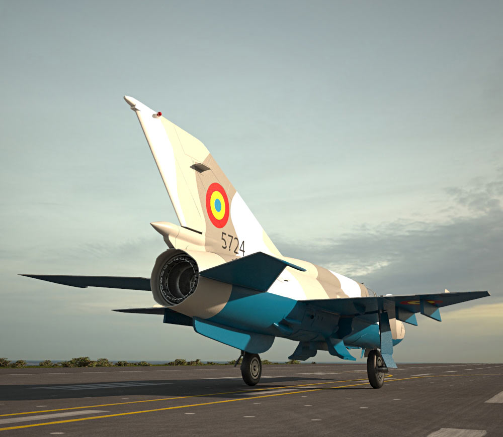 Mikoyan-Gurevich MiG-21 3D model - Download Fighter on 3DModels.org