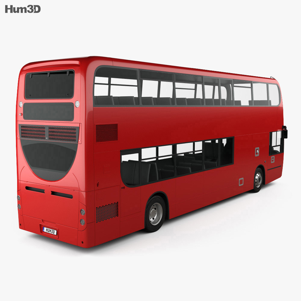 Alexander Dennis Enviro400H Double-Decker Bus 2015 3D model - Download ...