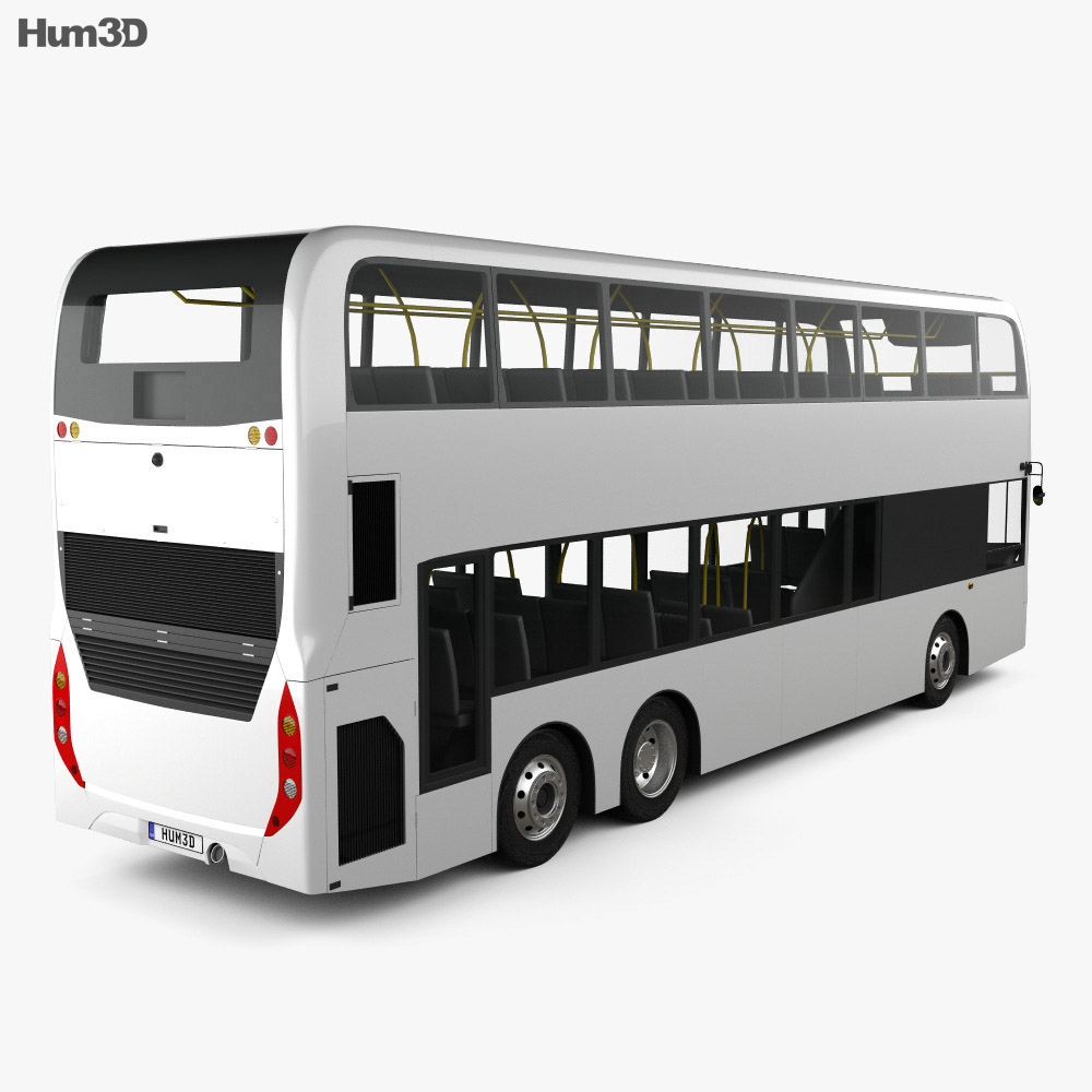 Alexander Dennis Enviro500 Double-Decker Bus 2016 3D model - Download ...