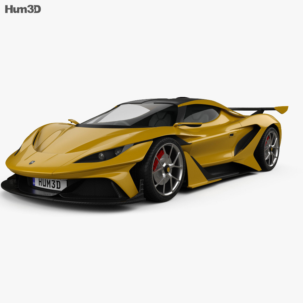 Apollo Arrow 2019 3D model - Download Sports car on 3DModels.org