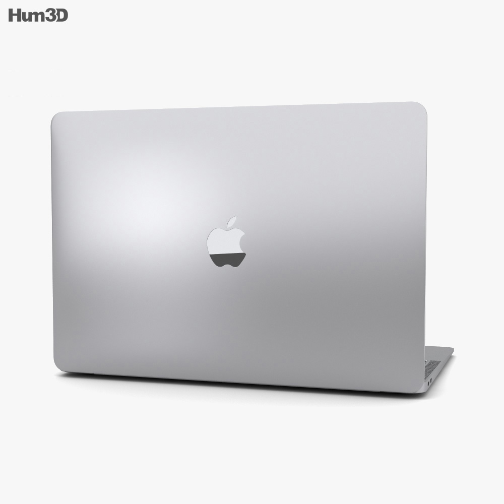 Apple MacBook Air (2018) Silver 3D model - Download Laptop on 3DModels.org