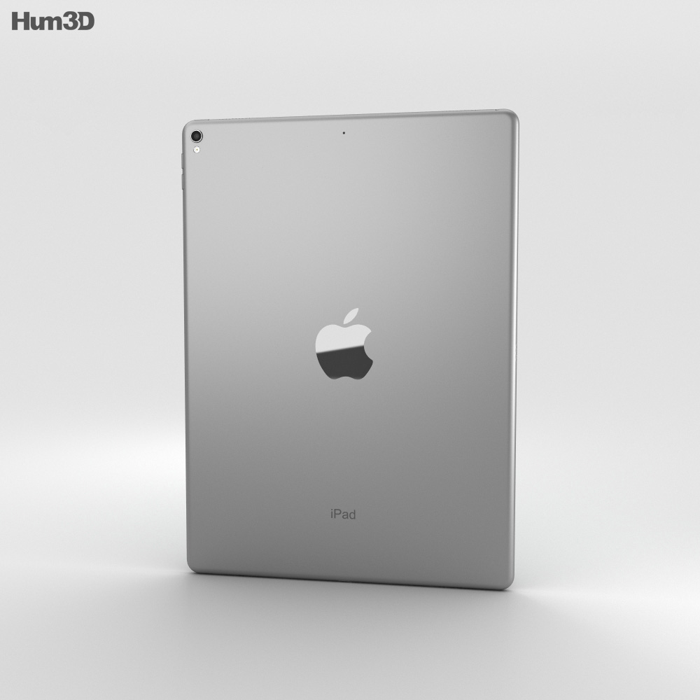 Apple iPad Pro 12.9-inch (2017) Space Gray 3D model - Download Tablet ...
