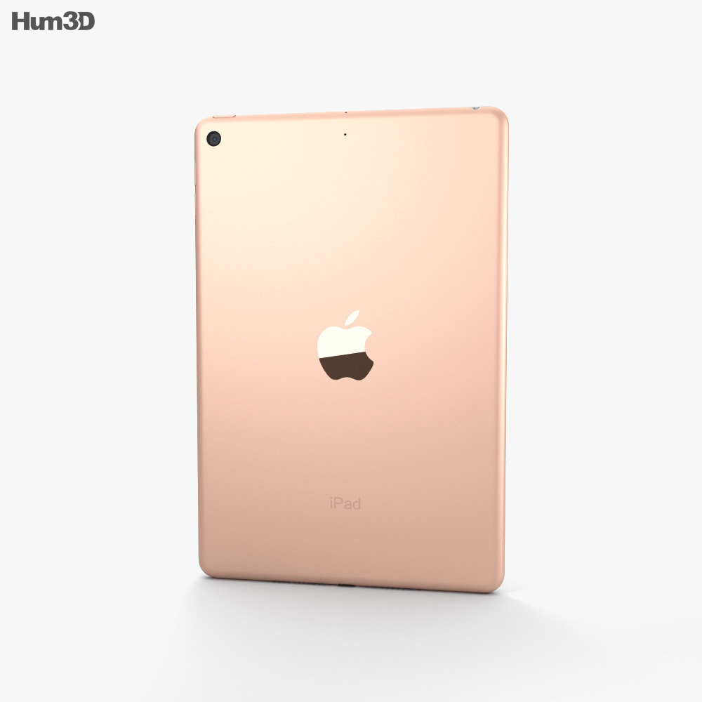 Apple iPad Mini (2019) 골드 3D 모델 - 다운로드 태블릿 컴퓨터 on 3DModels.org