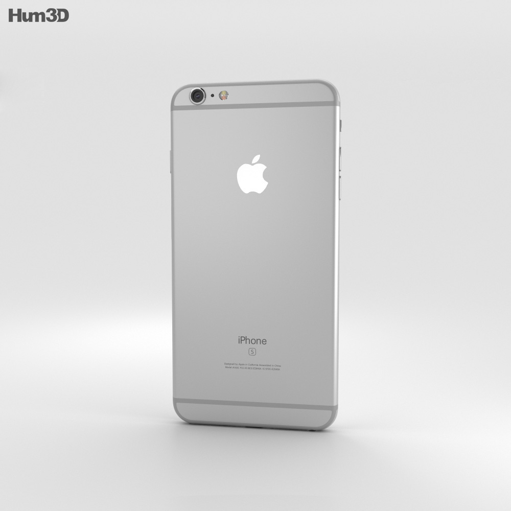 Apple iPhone 6s Plus Silver 3D model - Download Phones on 3DModels.org