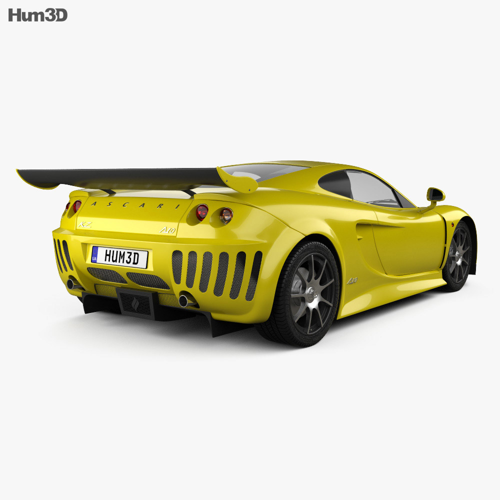 Ascari A10 2014 3D model - Download Sports car on 3DModels.org