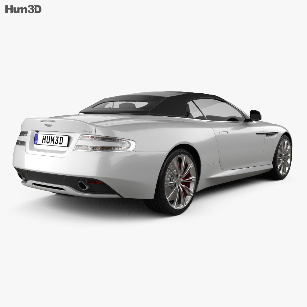 Aston Martin DB9 Volante 2015 3D model - Download Sports car on ...