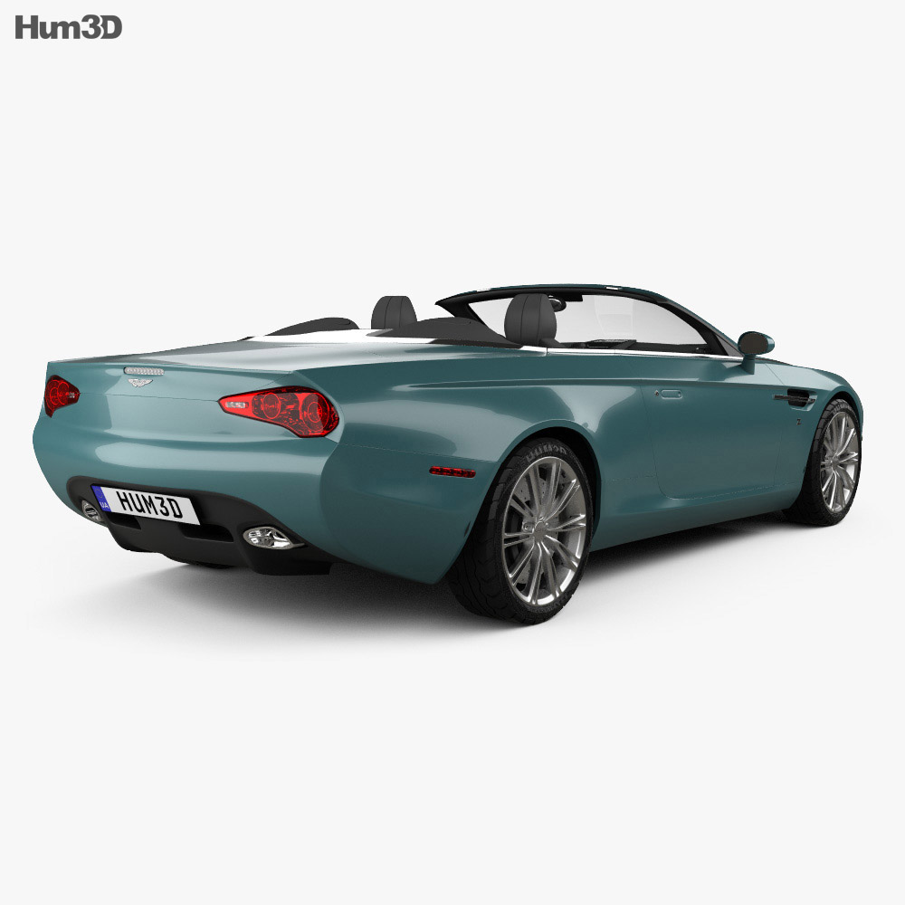 Aston Martin DB9 Spyder Zagato Centennial 2016 3D model - Download ...