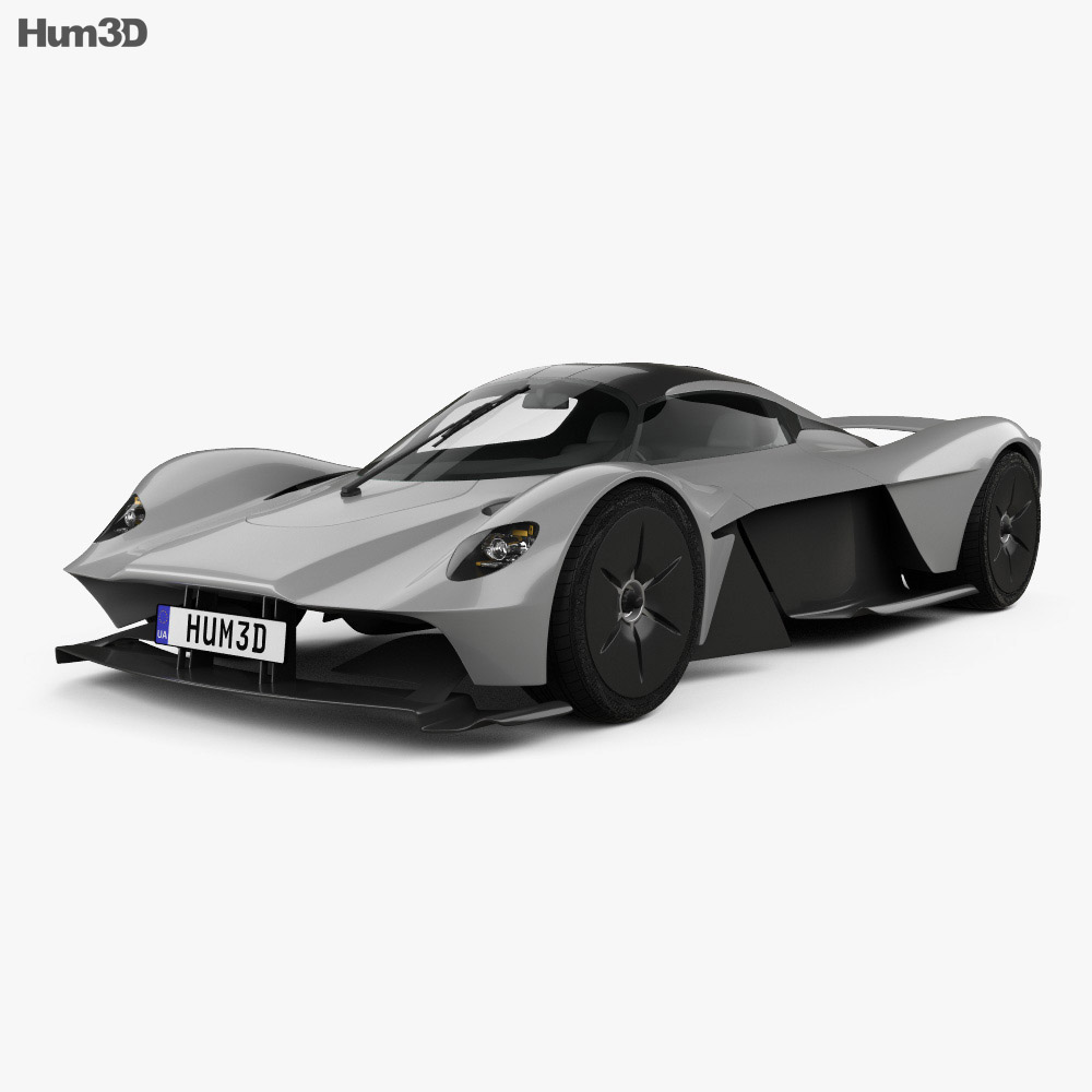 Aston Martin Valkyrie 2018 3D model - Download Sports car on 3DModels.org