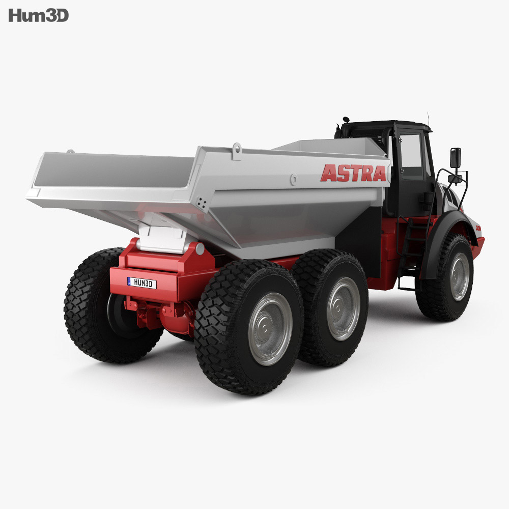 Astra ADT 30D Dump Truck 2016 3D model - Download Truck on 3DModels.org