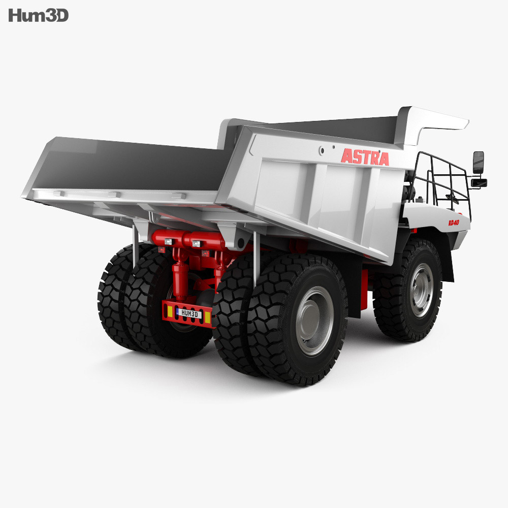 Astra RD40 Dump Truck 2017 3D model - Download Truck on 3DModels.org