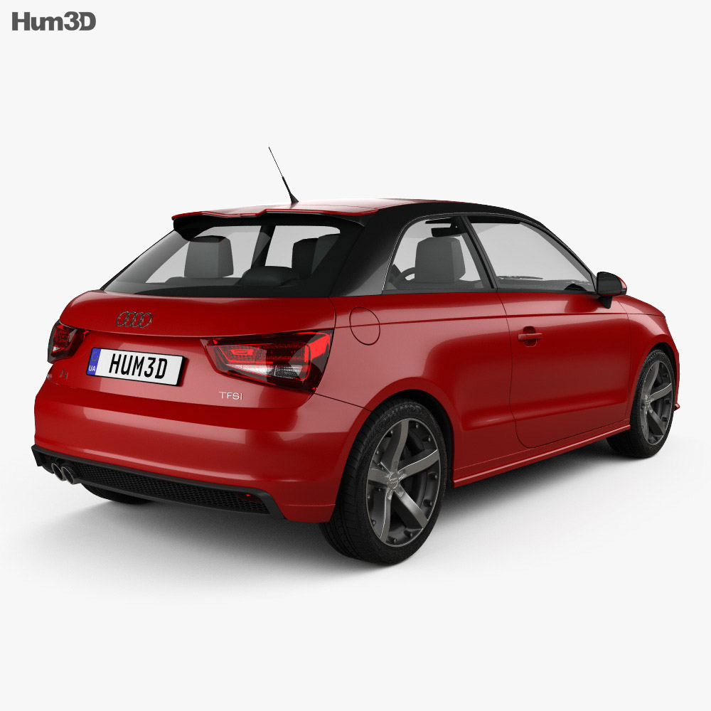 Audi A1 3 puertas 2018 Modelo 3D - Descargar Hatchback on 3DModels.org