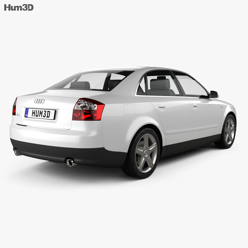 Audi A4 (B6) sedan 2005 3D model - Download Sedan on 3DModels.org