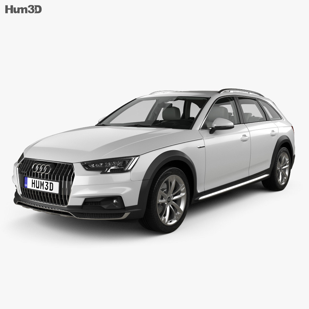 Audi A4 (B9) Allroad with HQ interior 2020 3D model - Download Wagon ...